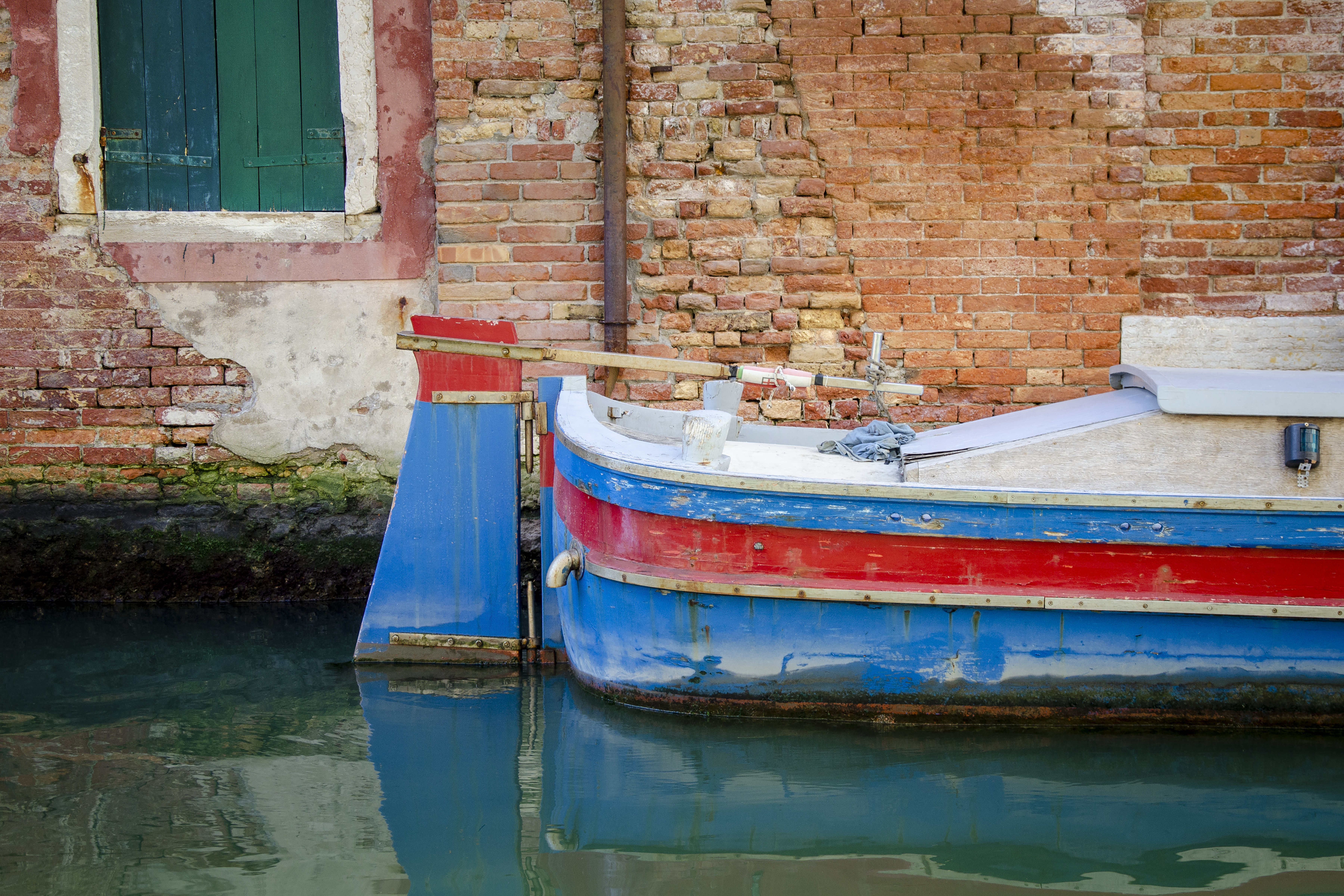 Longshore Tides Venice Workboats I by Laura DeNardo - Photograph ...