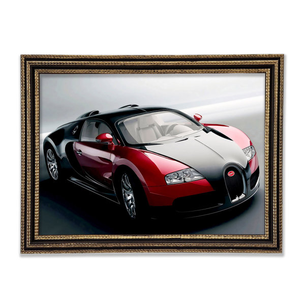 Ebern Designs Bugatti Veyron Ready For The Drive - Single Picture Frame ...