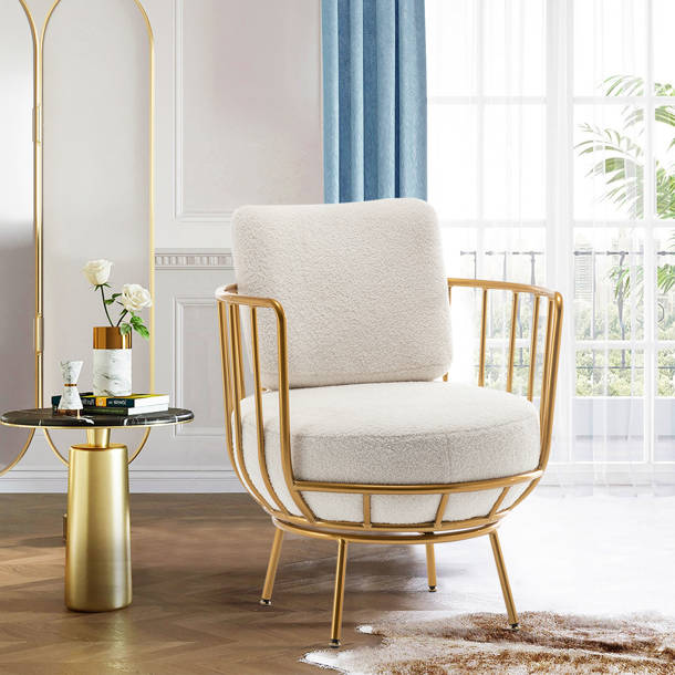 Willa Arlo Interiors Mablethorpe Velvet Upholstered Dining Chair with ...