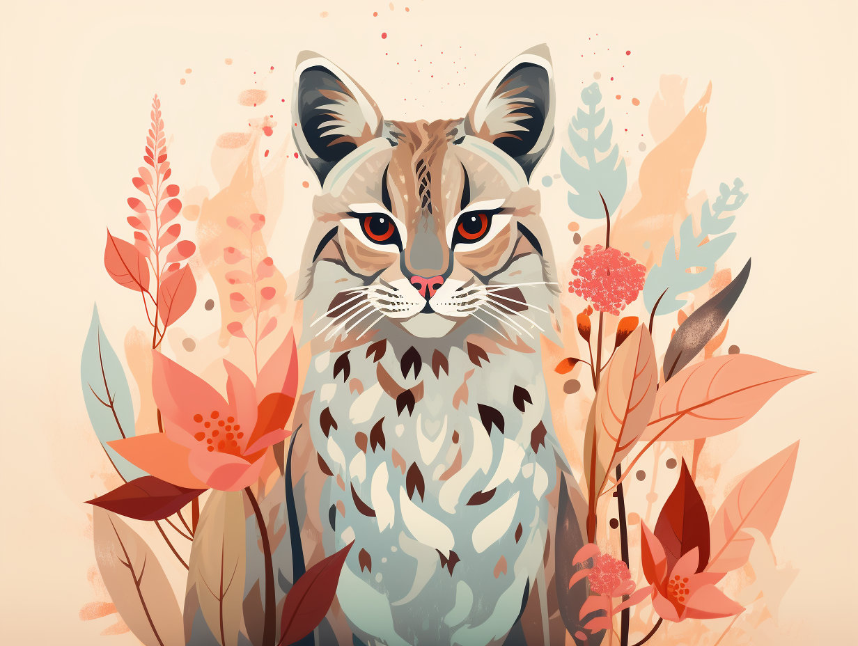 VisionDecor Bobcat Alexious Throw Blanket | Wayfair