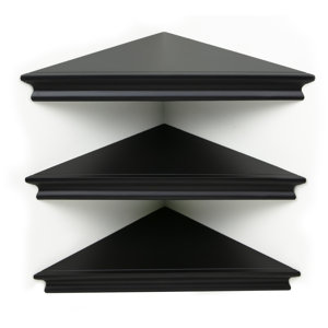 Rebrilliant Hemphill Triangle Corner Wall Shelf & Reviews | Wayfair