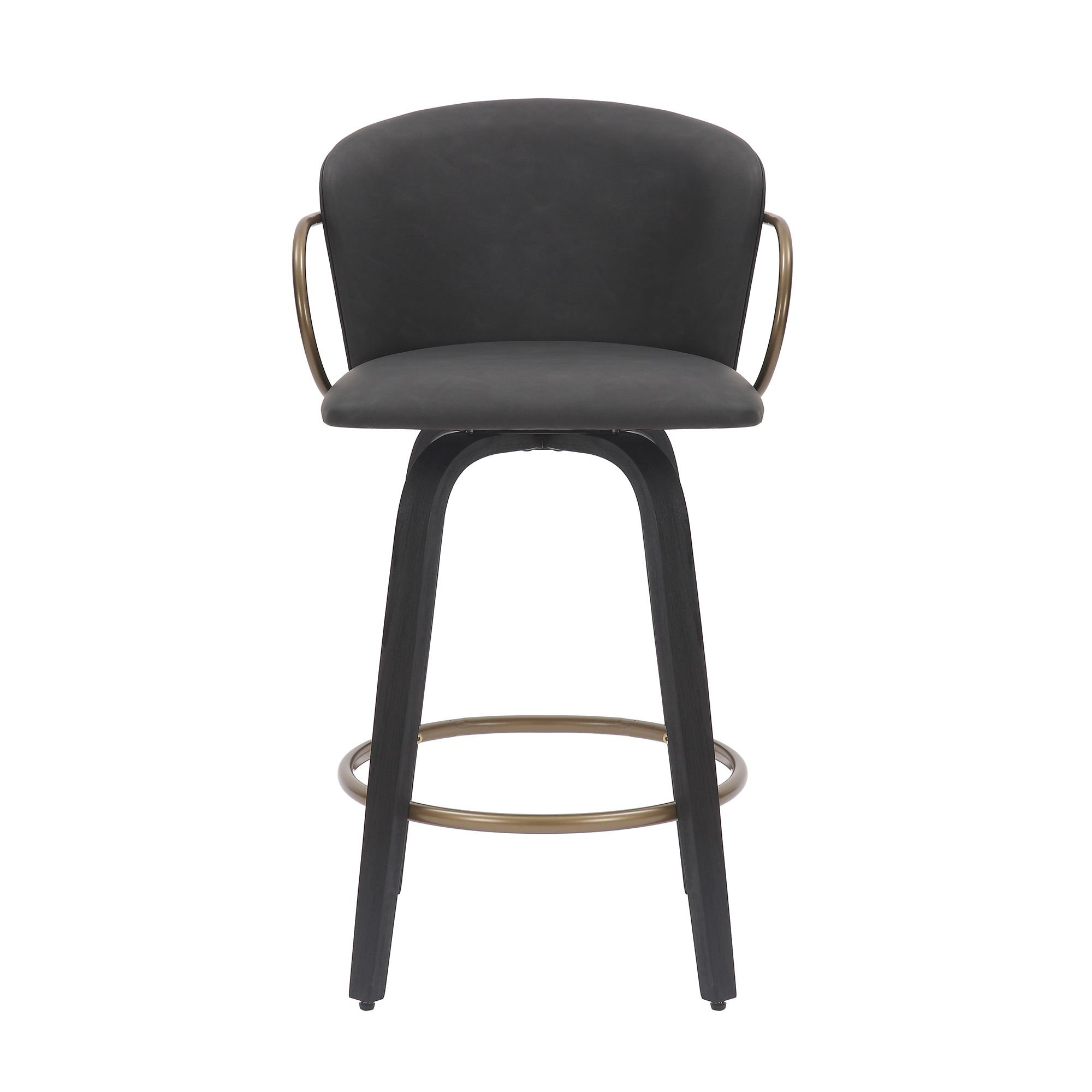 Corrigan Studio Nancy 26" Counter Stool, Set Of 2, With Swivel In ...