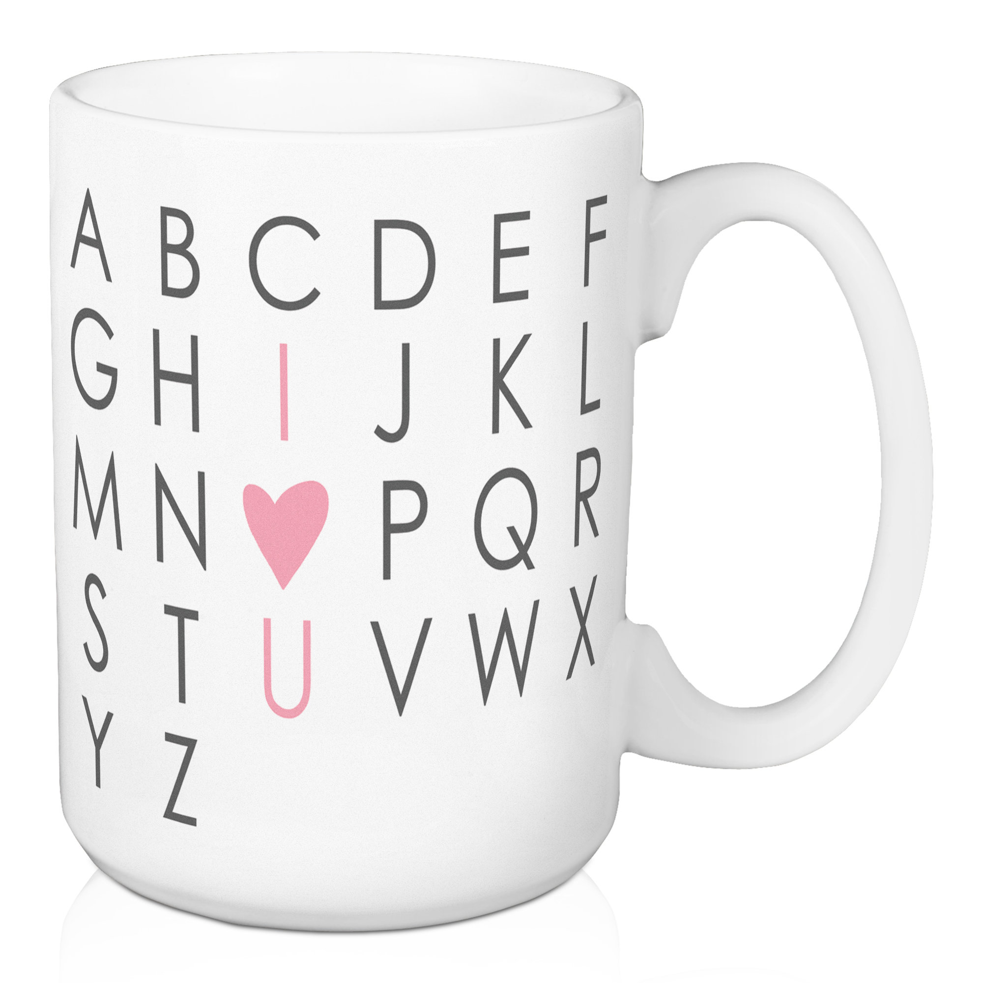 Wrought Studio™ Bahe ABC I Love You Coffee Mug - Wayfair Canada