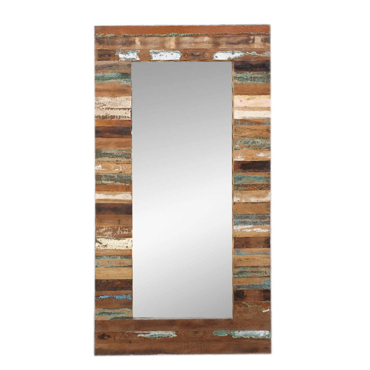 Union Rustic Rectangle Wood Wall Mirror | Wayfair.co.uk