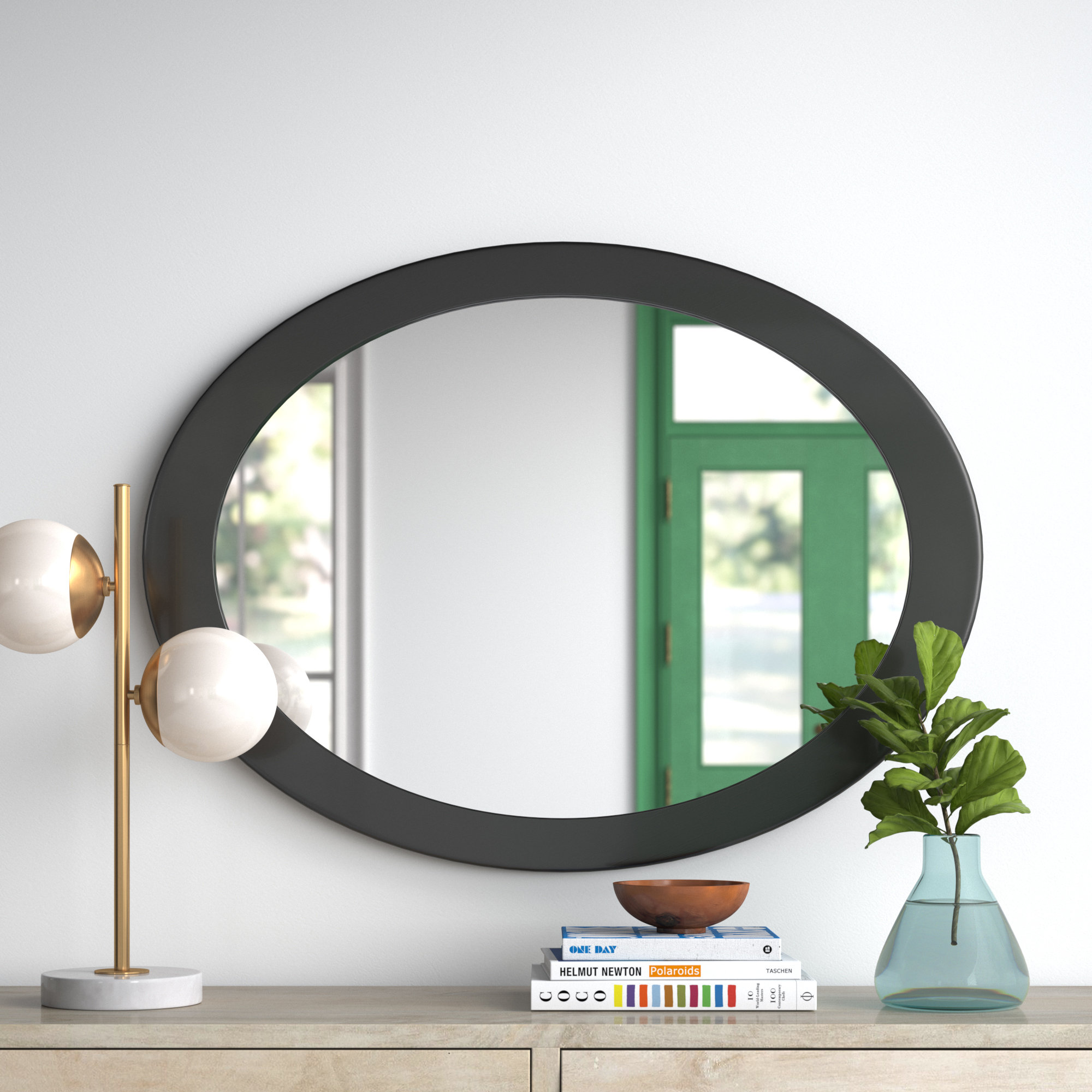 Mercury Row® Ailish Mid-Century Modern & Contemporary Accent Mirror ...