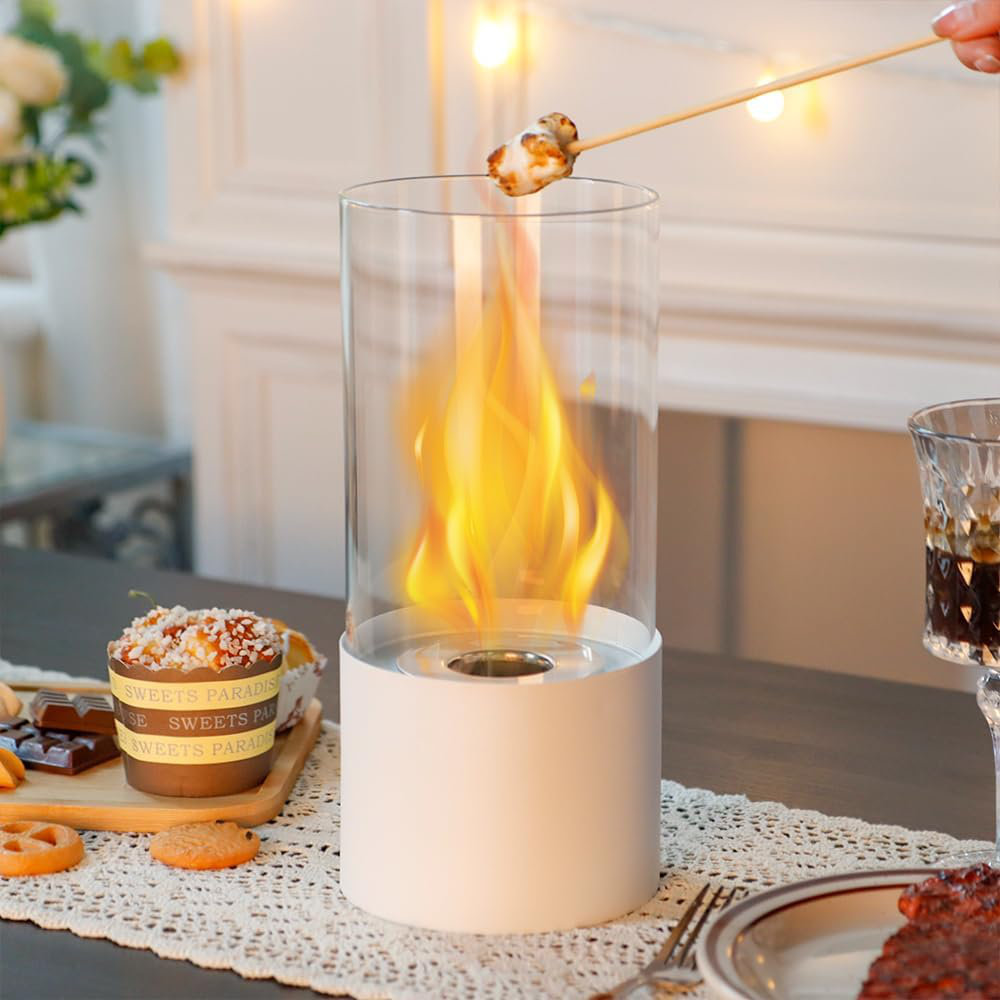 Rephen Gel Fuel Outdoor Tabletop Fireplace with Flame Guard | Wayfair