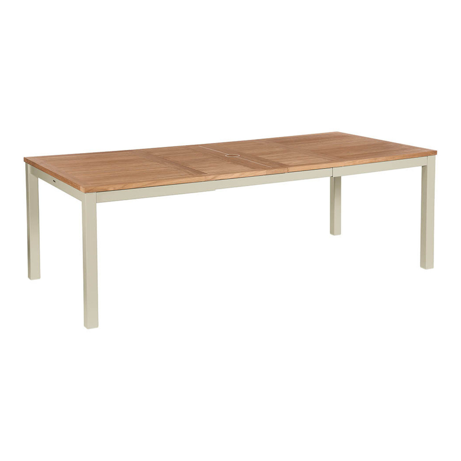 17 Stories Benny Extending Dining Table - Graphite Powder-Coated ...