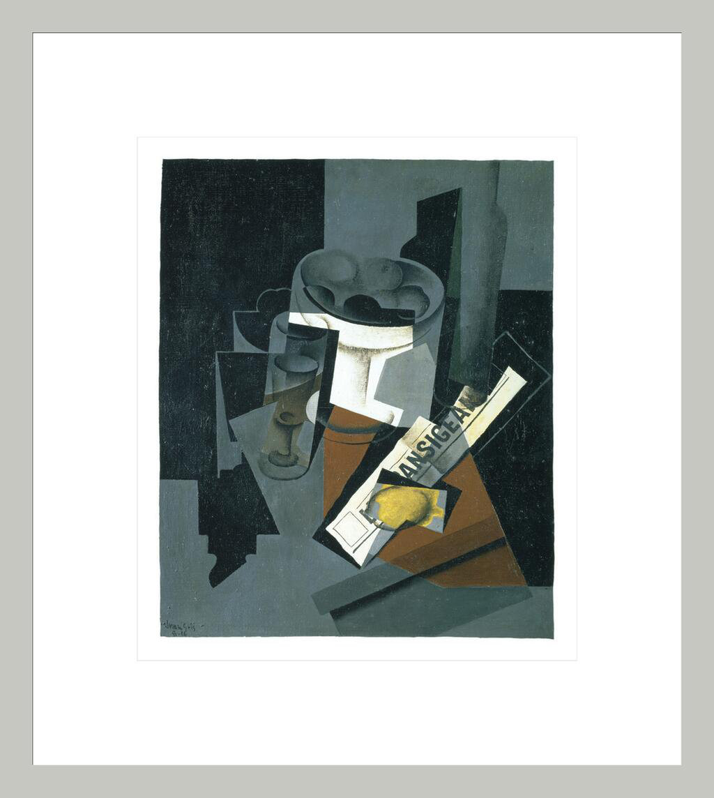 Latitude Run® Still Life with Newspaper by Juan Gris -Framed Giclee ...