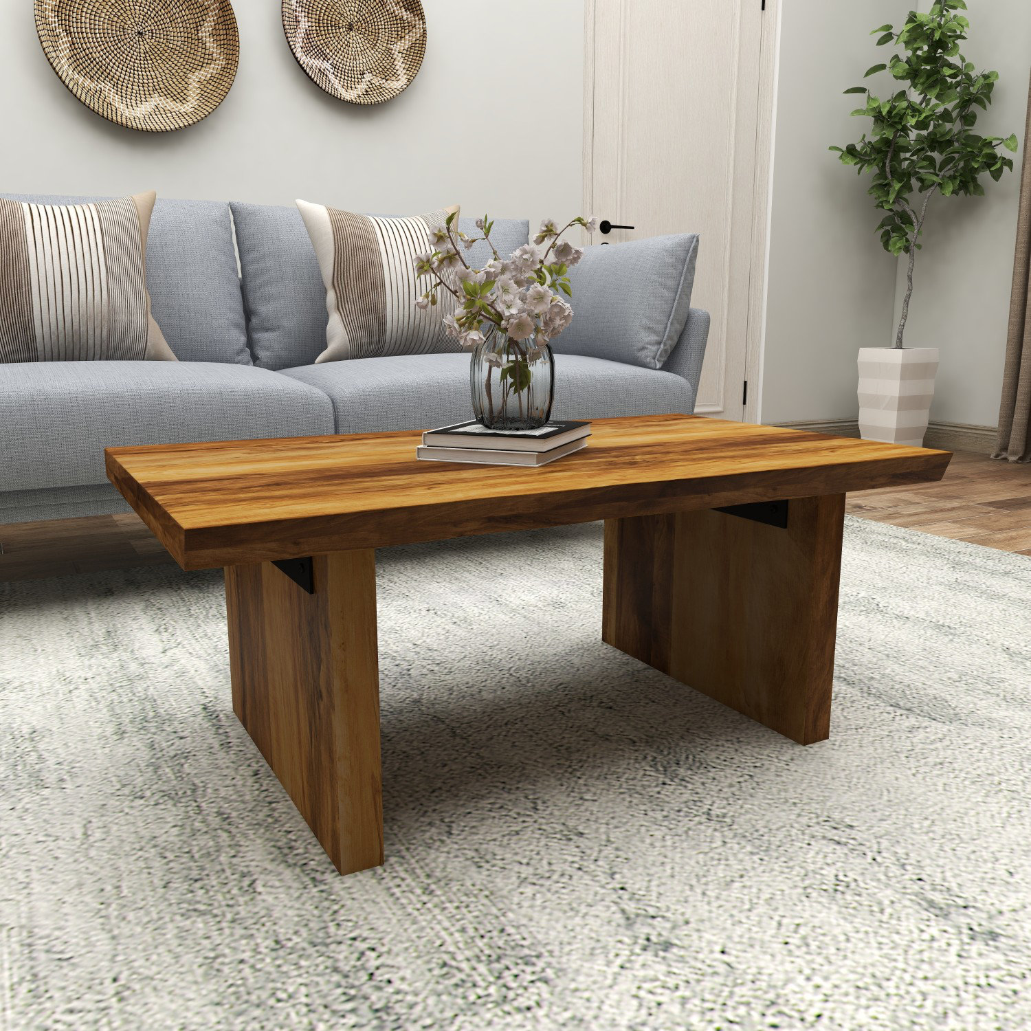 Loon Peak® Rubinstein Solid Wood Coffee Table - Wayfair Canada