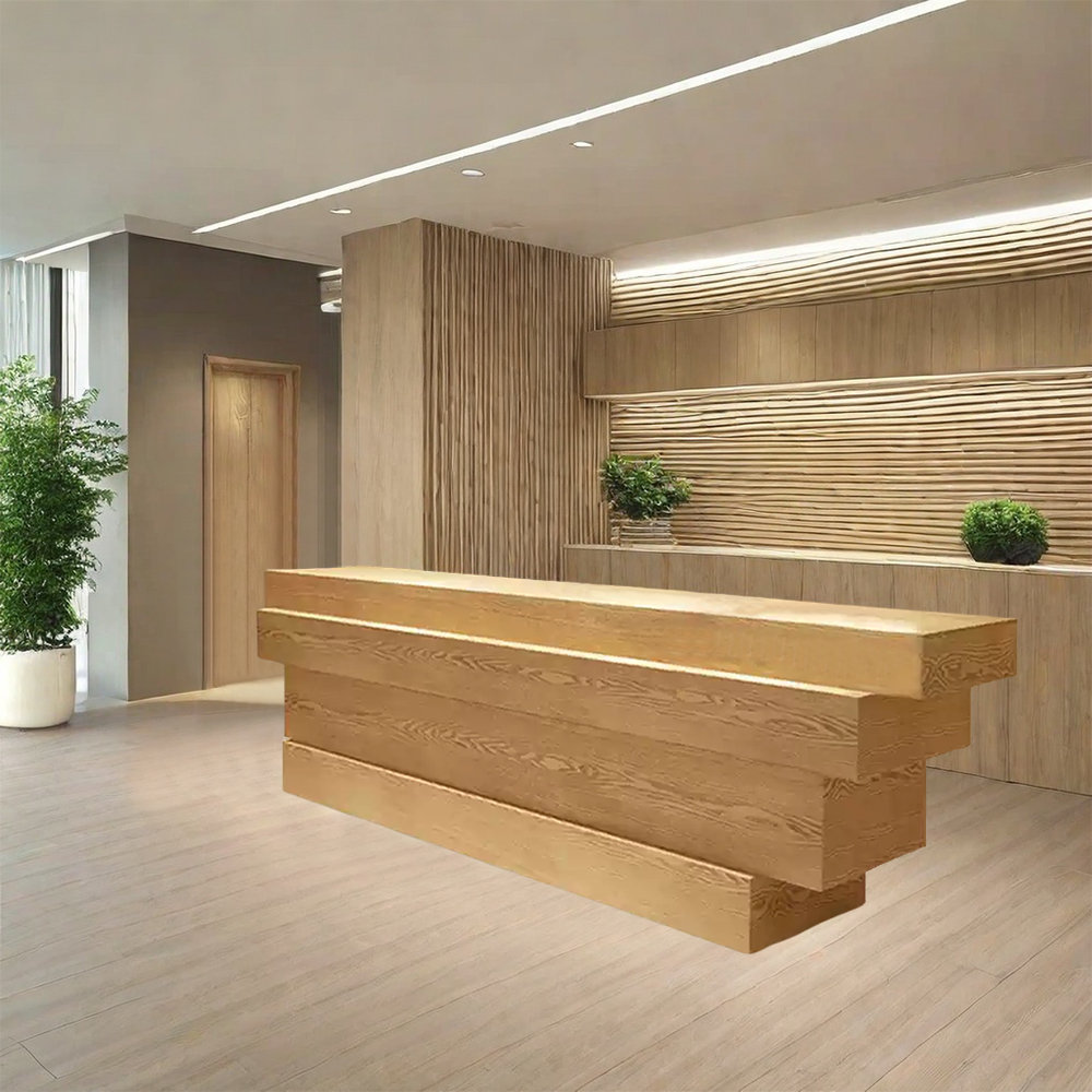 NBNKK Reception desk Large Writing Desk, Reception Desk, Commercial ...