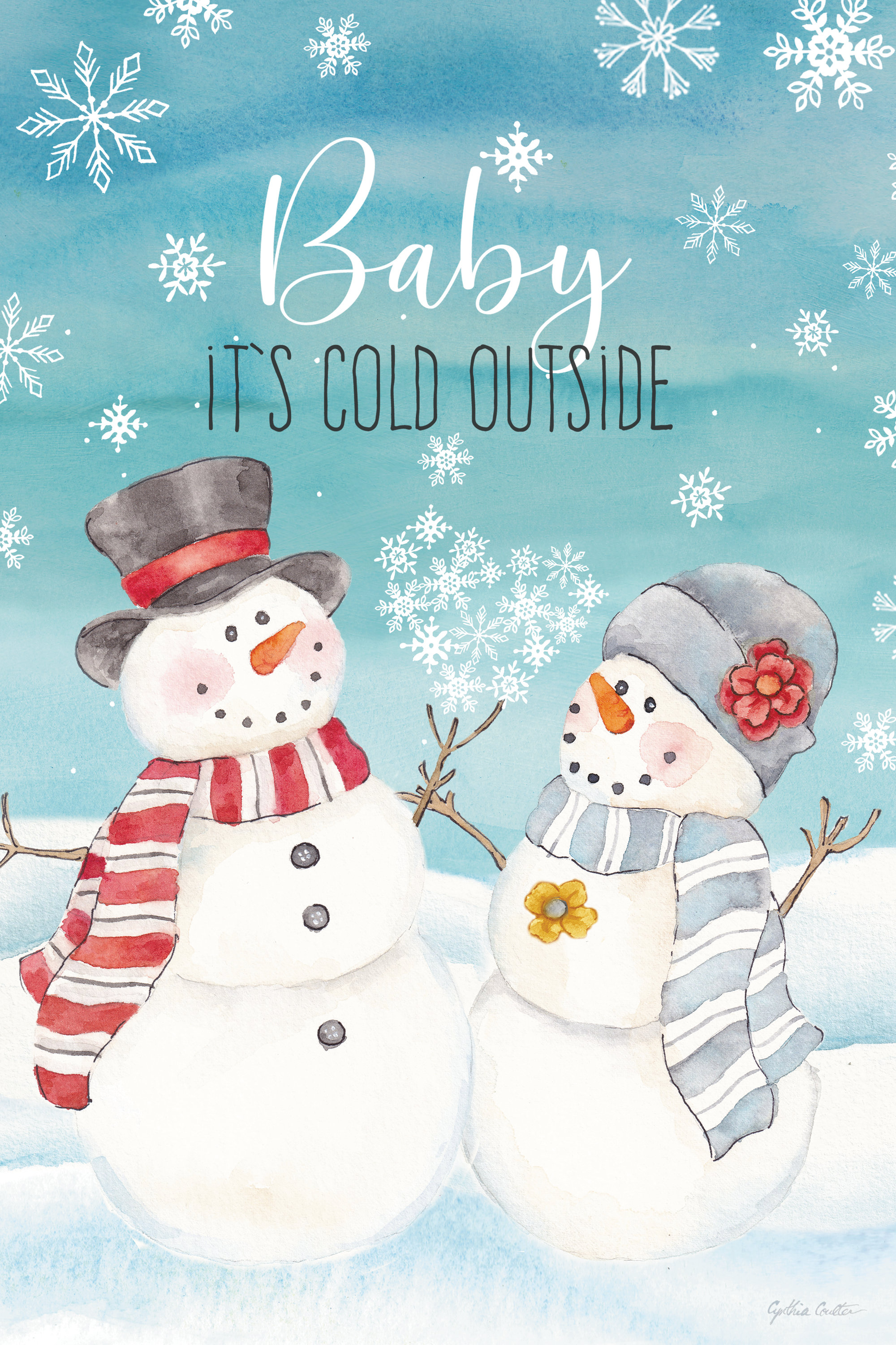 The Holiday Aisle® Snow Lace VII by Cynthia Coulter | Wayfair