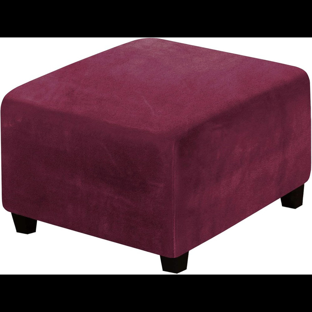 Hokku Designs Square Ottoman Covers Ottoman Slipcover Square Footstool ...