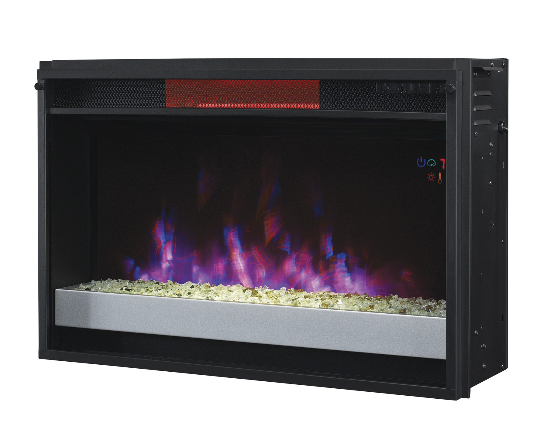 Duraflame Infrared Quartz Wall Mounted Electric Fireplace Insert ...