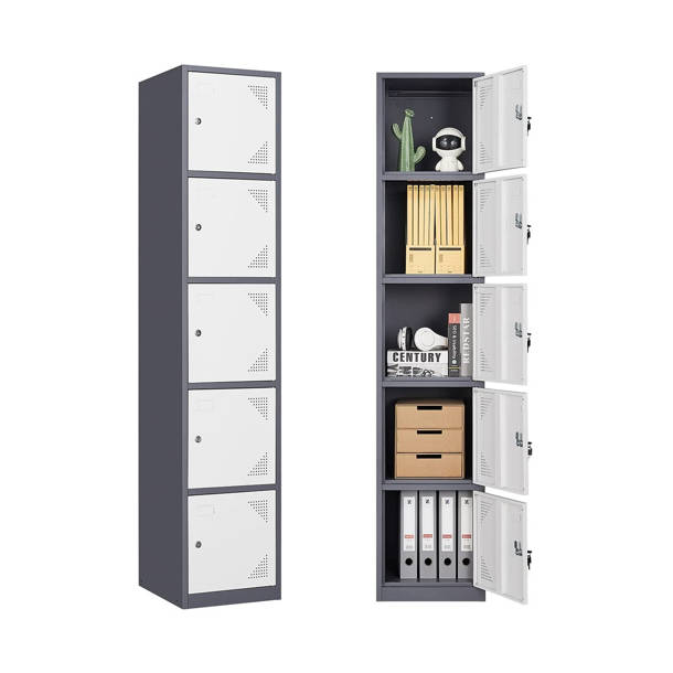 Dsarui 6 - Tier 6 - Section 15'' Wide Locker for School, Gym or ...