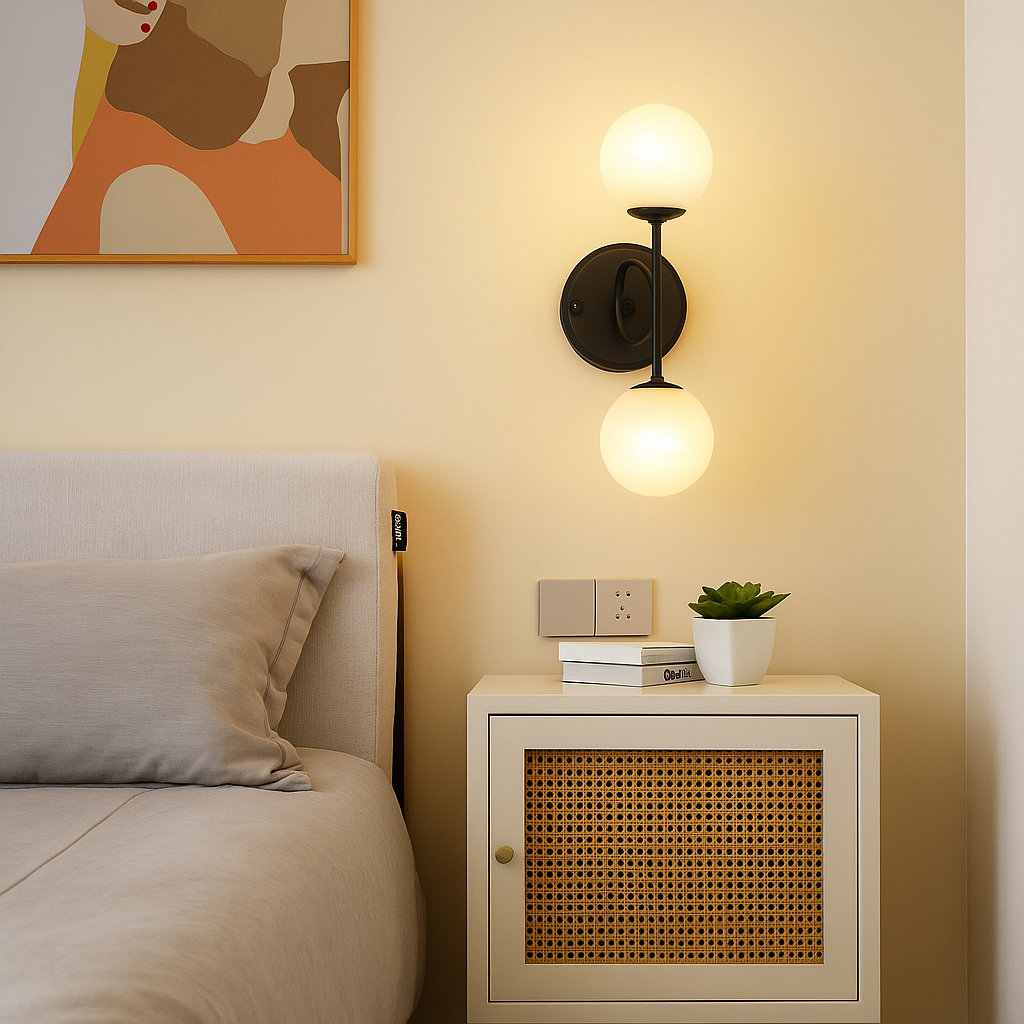 George Oliver Abel 2 - Lights Dimmable Wall Lights with Glass | Wayfair ...