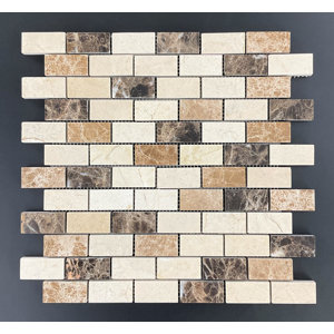 ES Stone 1" x 2" Natural Stone Mosaic Tile & Reviews | Wayfair