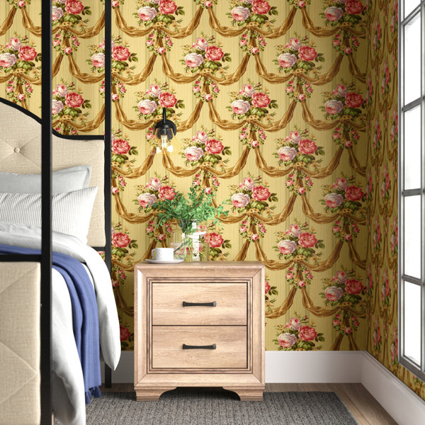 Lark Manor Potashnick Floral Roll | Wayfair