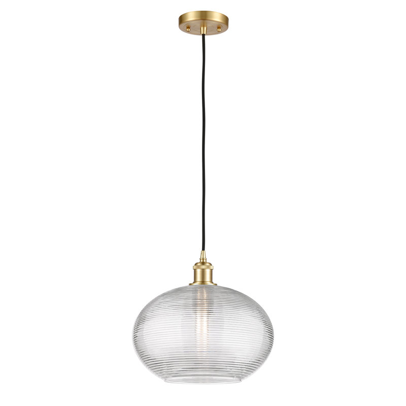 Breakwater Bay Ballston Jerard 1 Light 12" Cord Hung Pendant | Wayfair