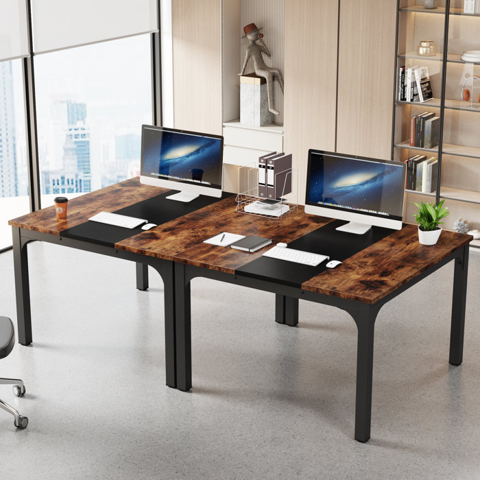 17 Stories Akul Extra Long Computer Desk, Large Workstation for Home ...