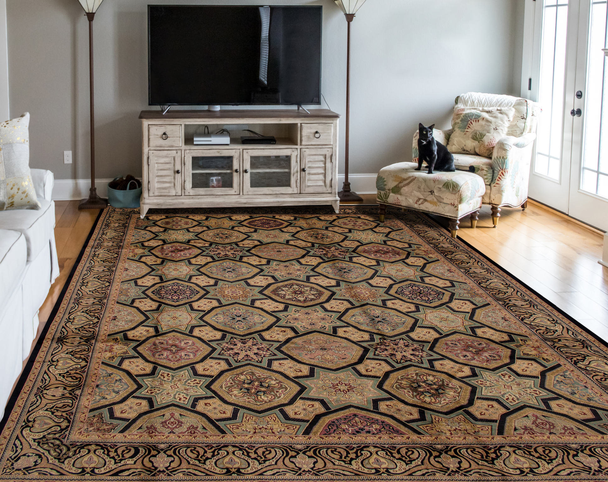 Noori Rug One-of-a-Kind Firdous Oriental Hand-Knotted 9'2 X 12'2 Wool ...