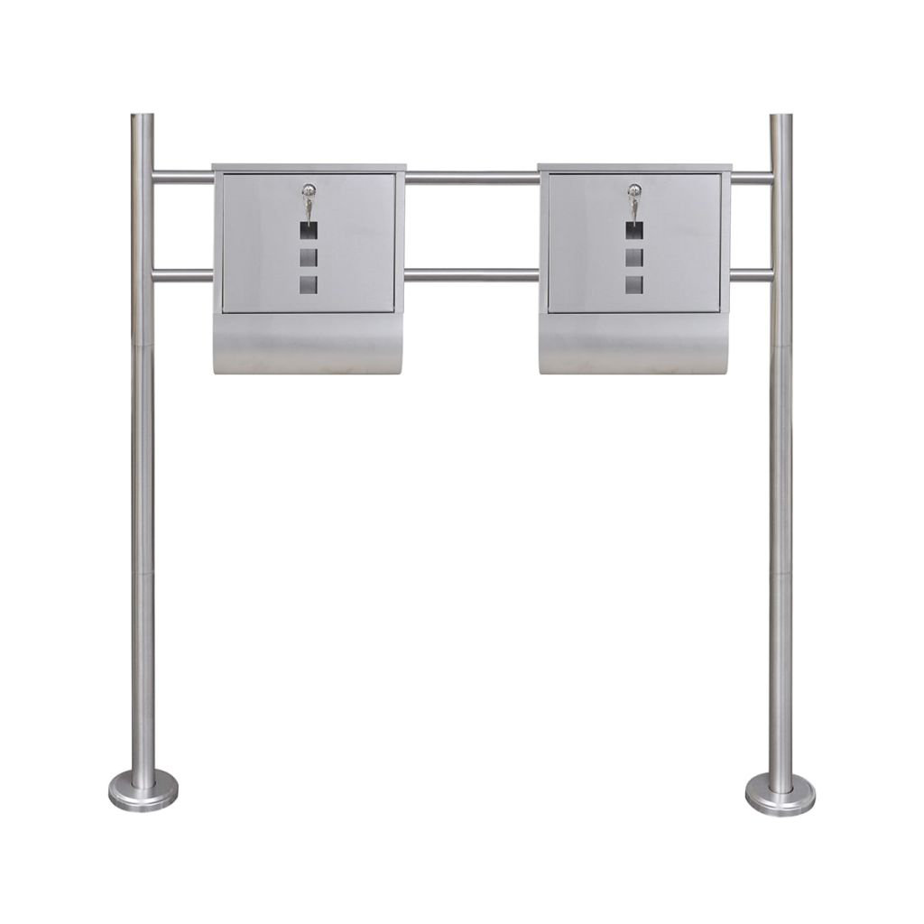 Arlmont & Co. Dirazan Double Stainless Steel Drop Box - Wayfair Canada