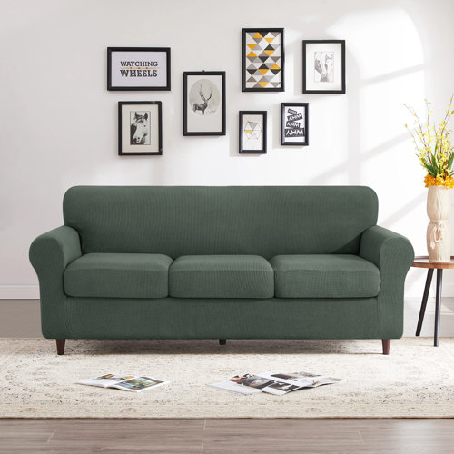 Green Sofa Slipcovers You'll Love - Wayfair Canada