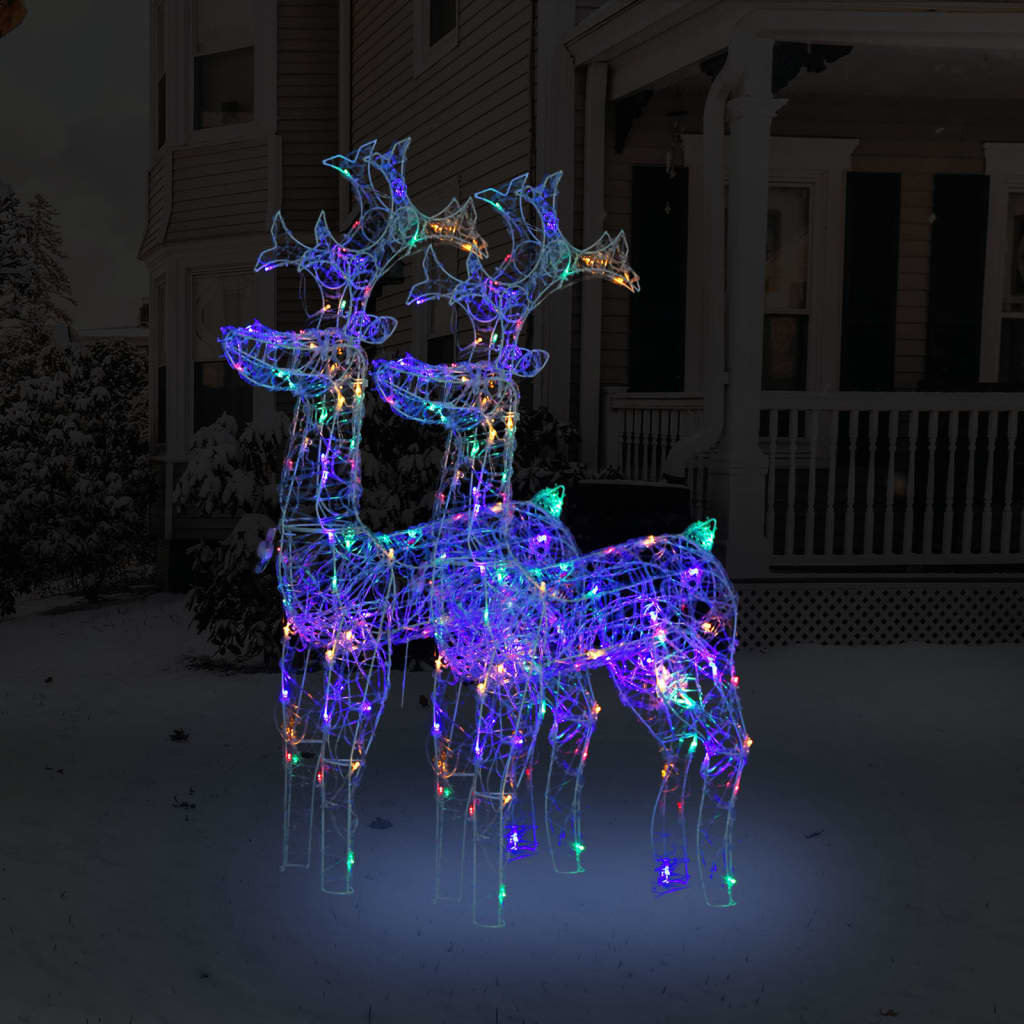 The Holiday Aisle® Reindeer Christmas Decoration LEDs Pre-Lit Christmas ...
