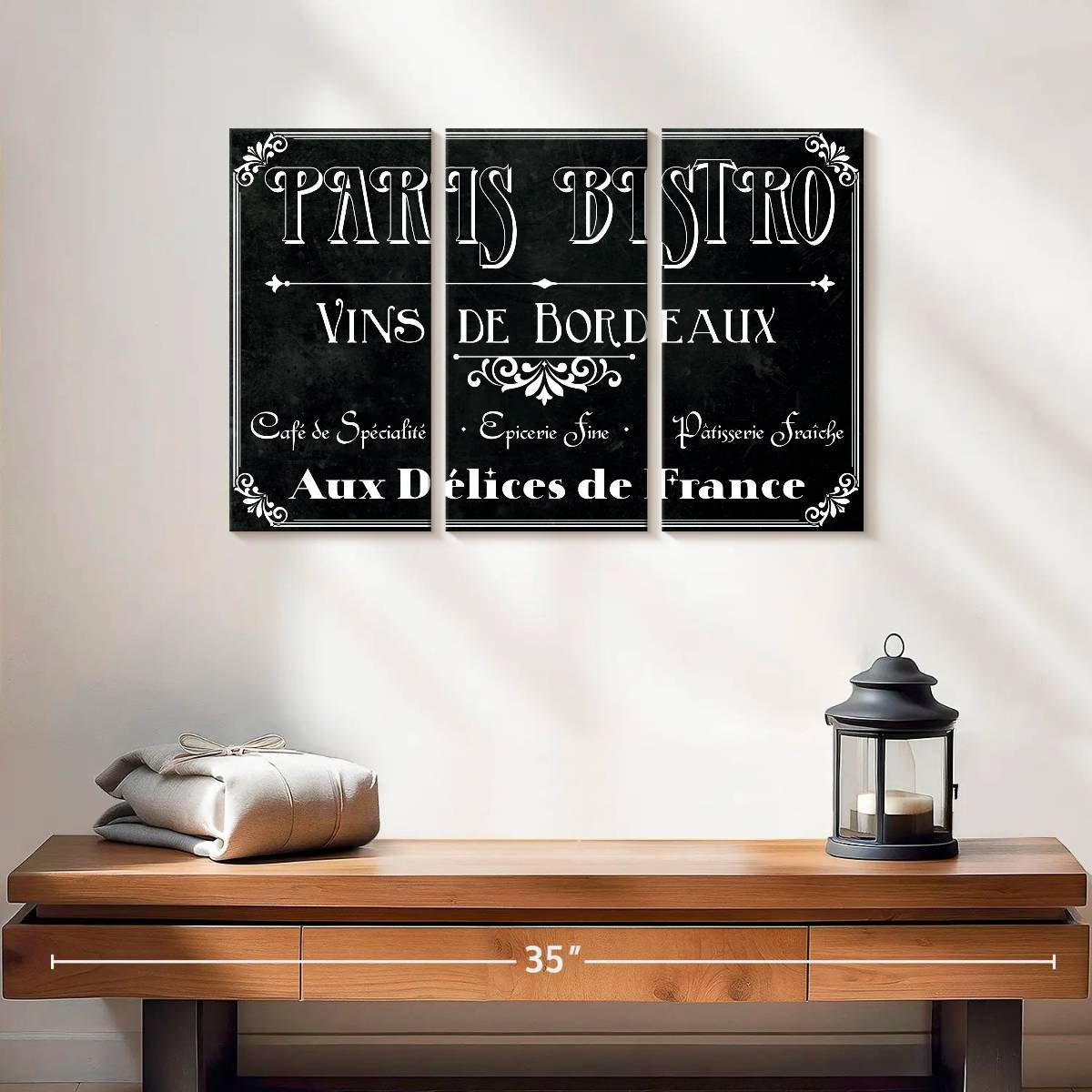 Trinx Kema Paris Bistro Wall Sign | Wayfair
