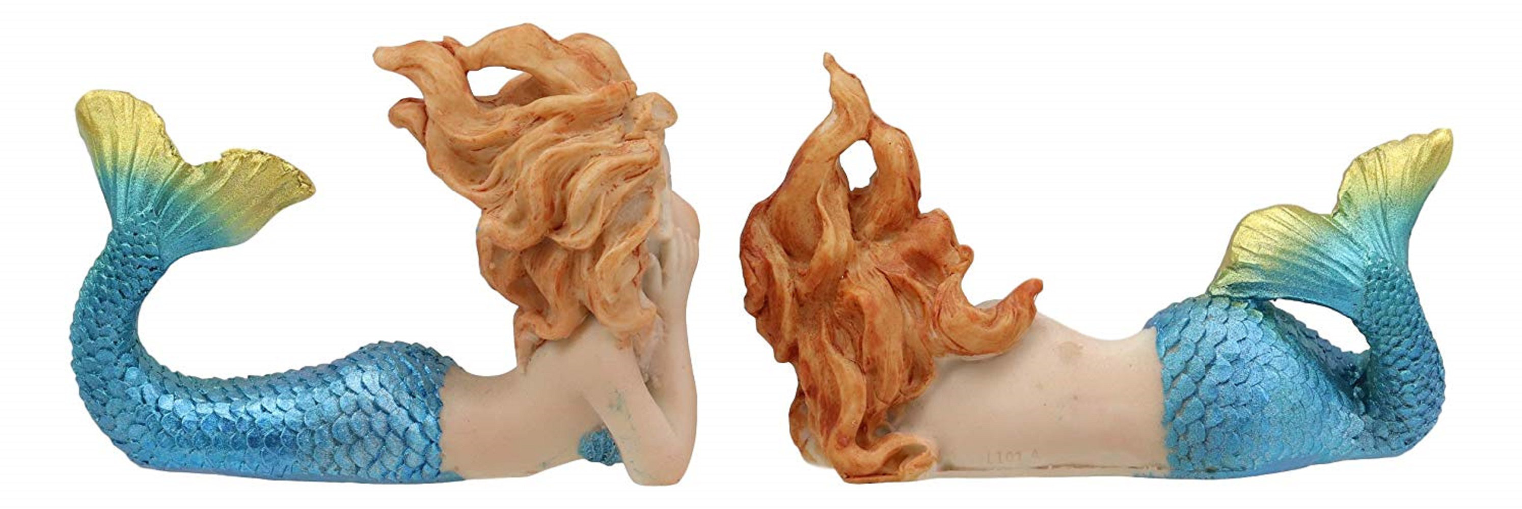 Breakwater Bay Ebros 4.25" Wide Colourful Nautical Ocean Mermaid ...