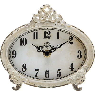shabby chic table clock