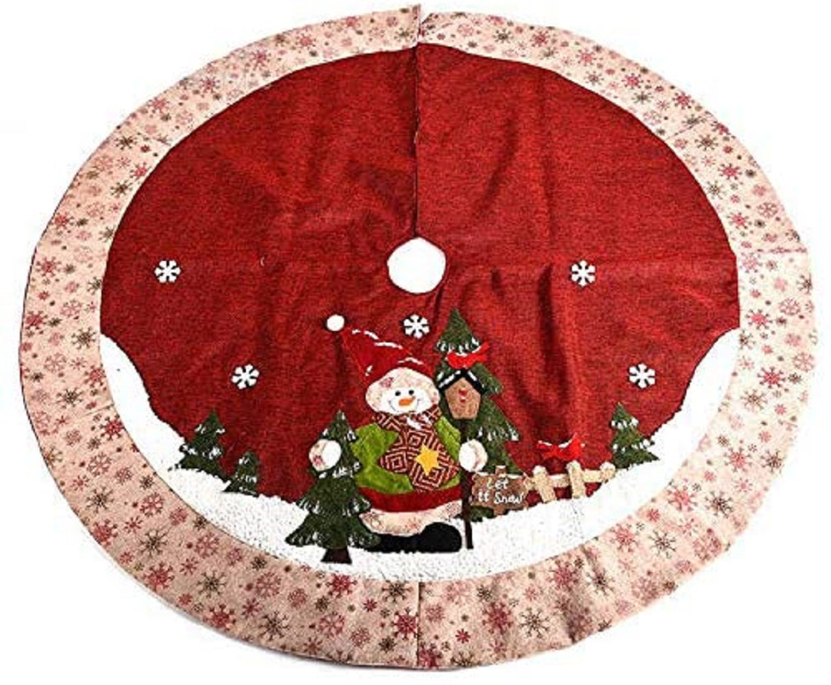 Abbie Home Tapis de Noël pour arbre de Noël avec père Noël - Wayfair Canada