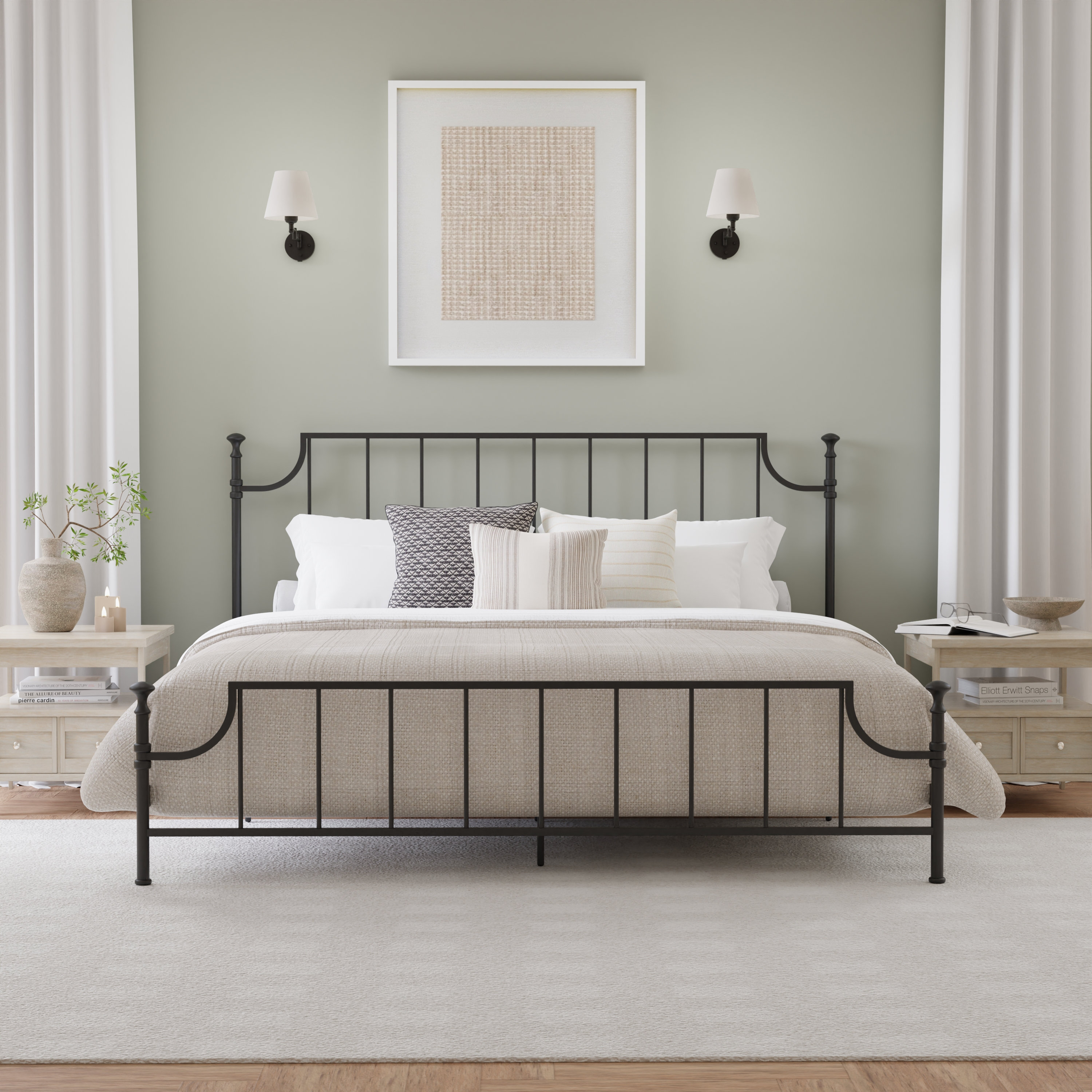 Alcott Hill® Edwina Low Profile Panel Bed & Reviews | Wayfair
