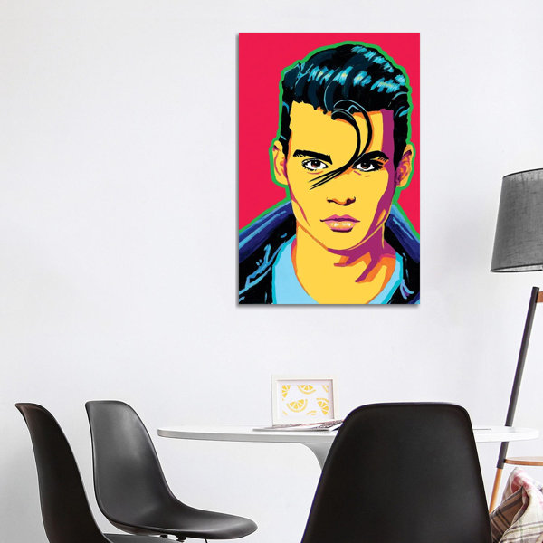 Rosalind Wheeler Johnny Depp by Corey Plumlee - Wrapped Canvas Print ...