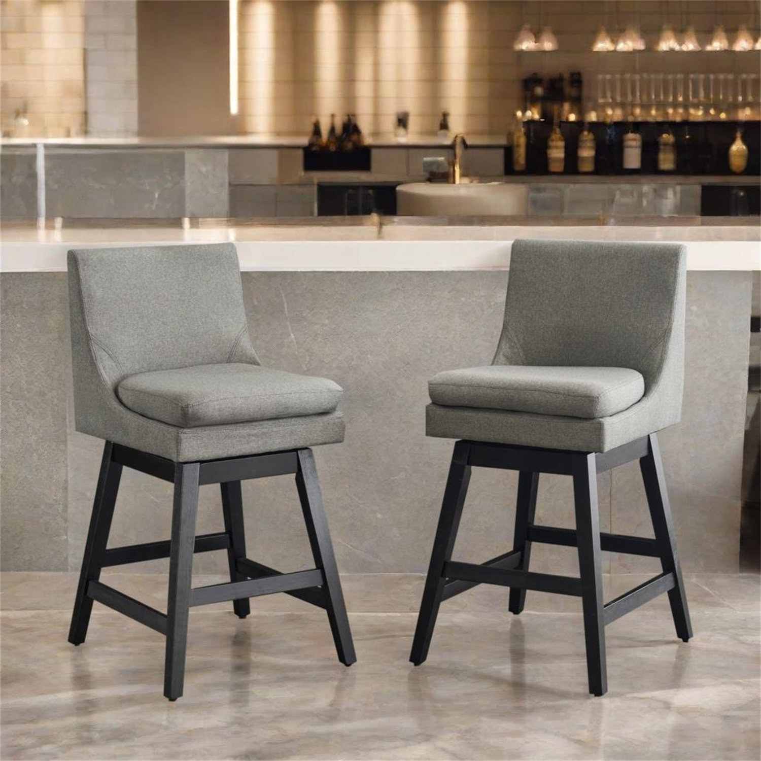 Red Barrel Studio Swivel 26'' Counter Stool | Wayfair