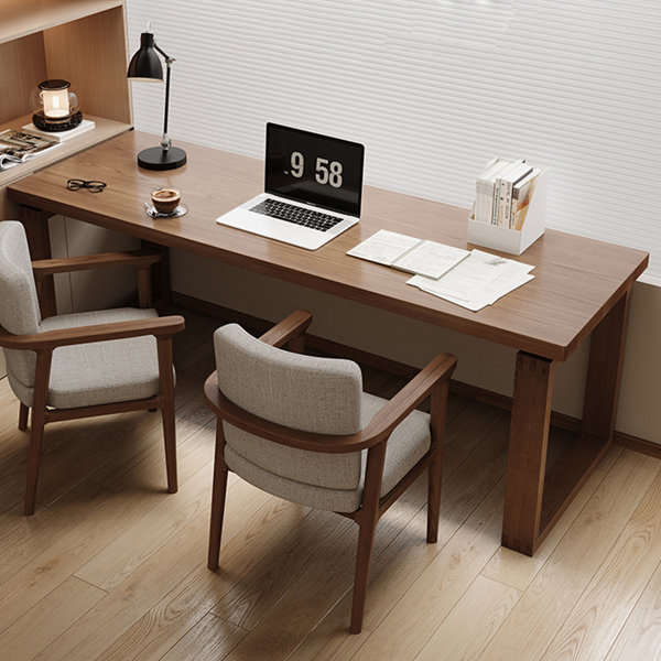 Fit and Touch 2 Solid Wood Desk And Chair Set Office Set with Chair ...