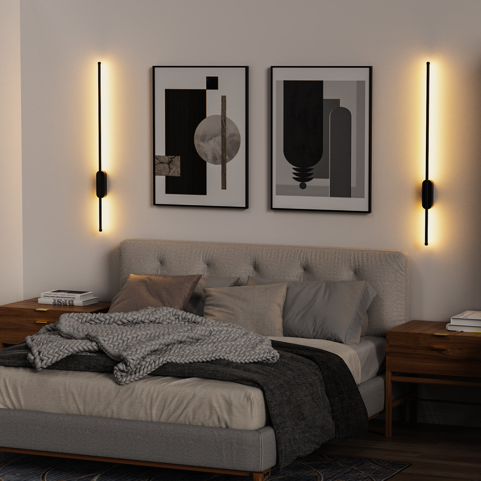 Wrought Studio Set of 2 Modern Dimmable Wall Lights - Wayfair Canada