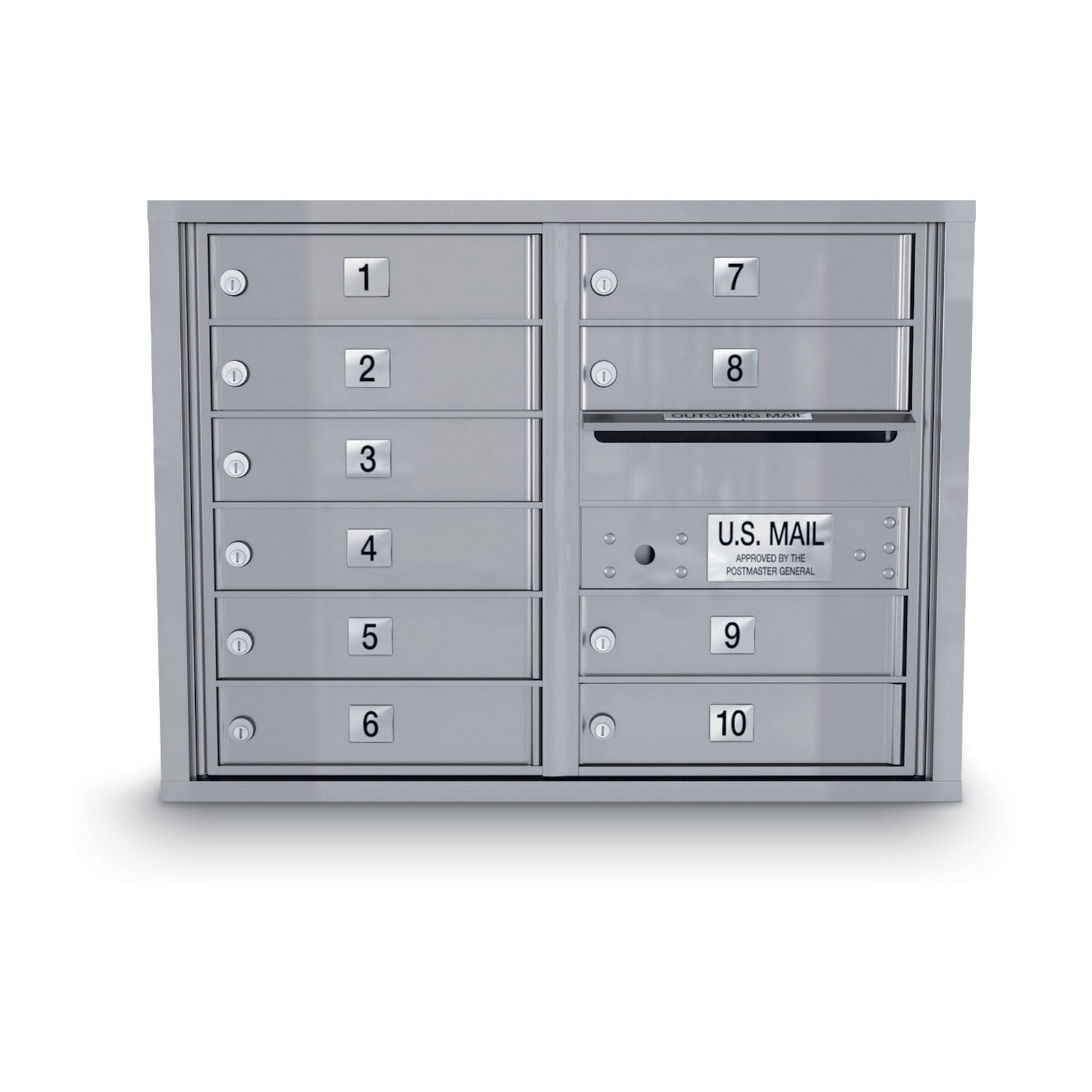 PostalProductsUnlimitedInc. Standard 10 Door 4C Horizontal Mail Centre ...