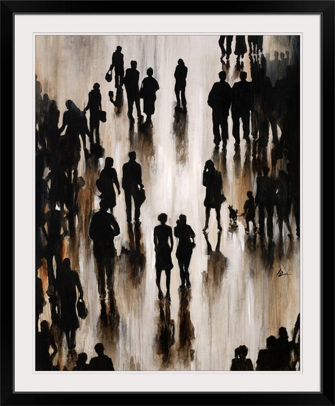 Winston Porter Anneice 'Shadow Walking' Farrell Douglass Painting Print ...