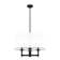 Hunter Fan Hunter Briargrove 4 Light Shade Chandelier Ceiling Light ...