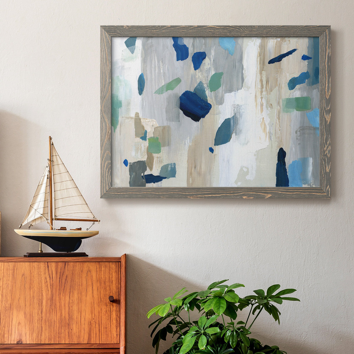 Red Barrel Studio® Behind The Waterfall - Picture Frame Print on Canvas ...