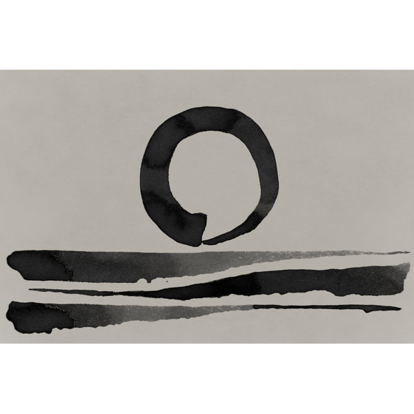Wrought Studio Black Enso Black Enso On The Horizon | Wayfair