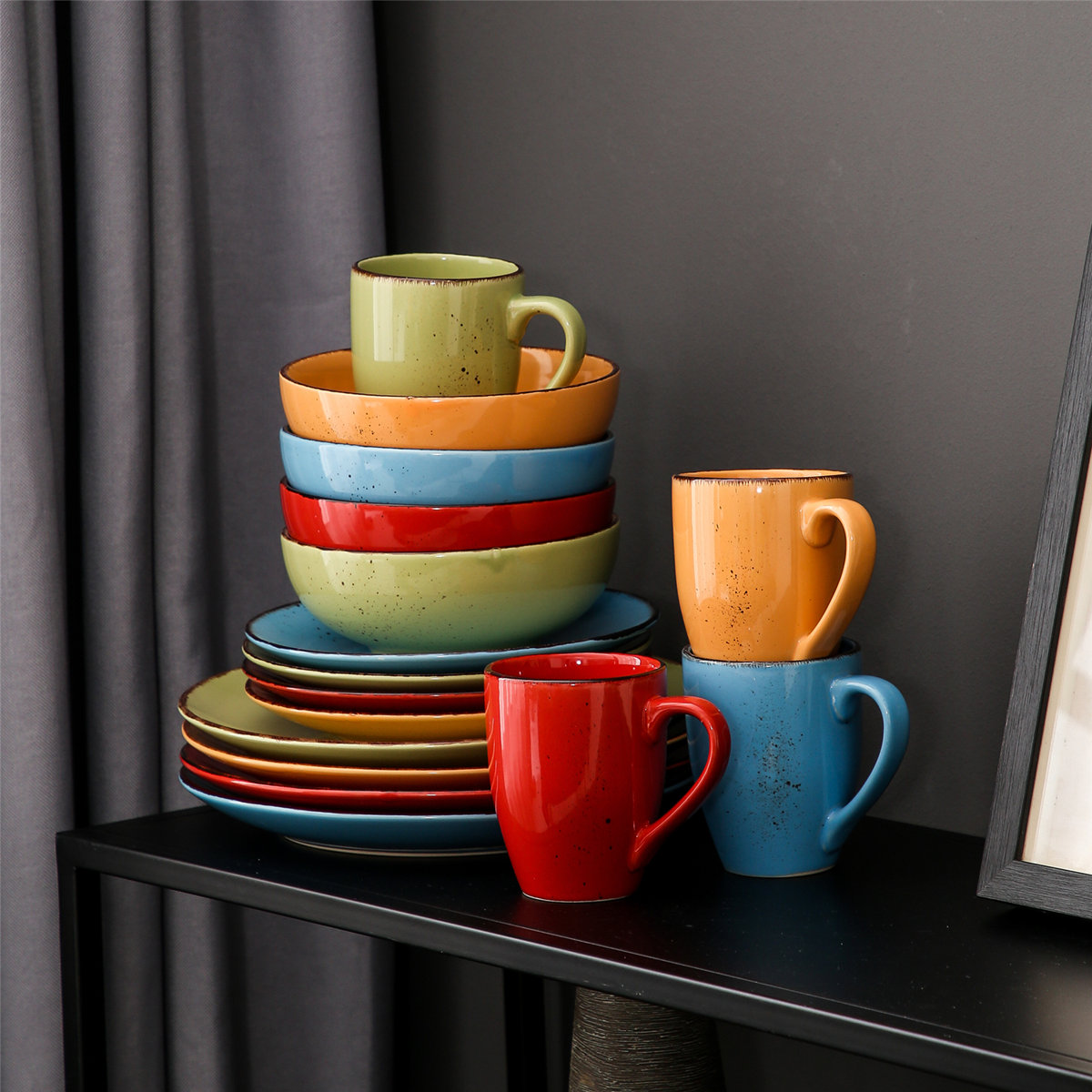 Latitude Run® Navia 32 Piece Dinnerware Set, Service for 8 & Reviews ...