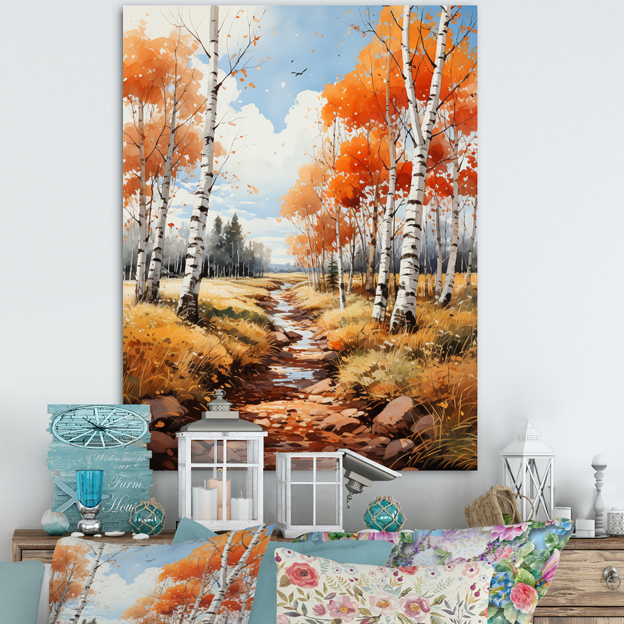 Red Barrel Studio® Daveyon Birch Woods Autumn Whispers VI | Wayfair