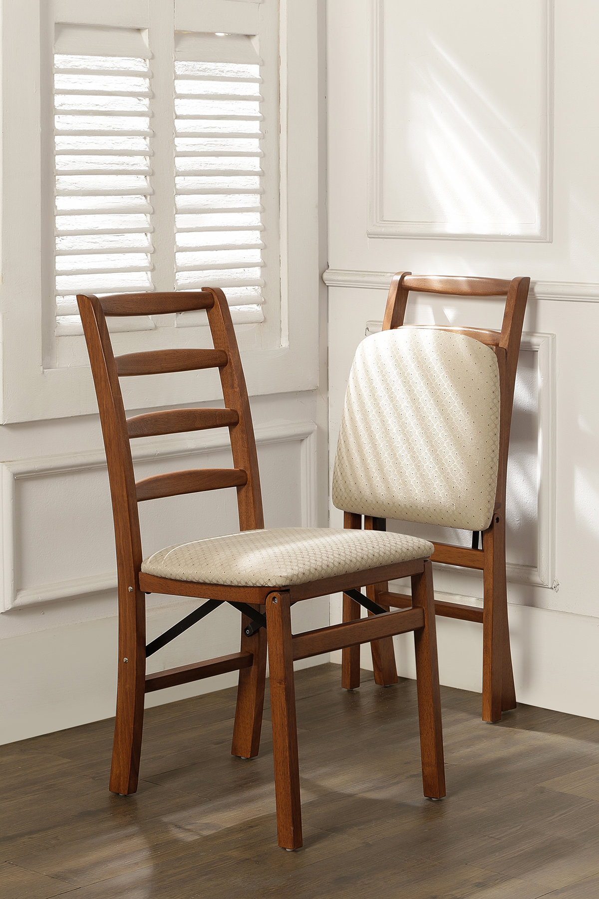 Stakmore Polyester Blend Ladder Back Side Chair & Reviews | Wayfair