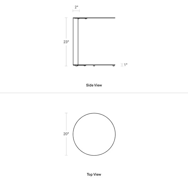 Blu Dot Note Side Table & Reviews | Wayfair