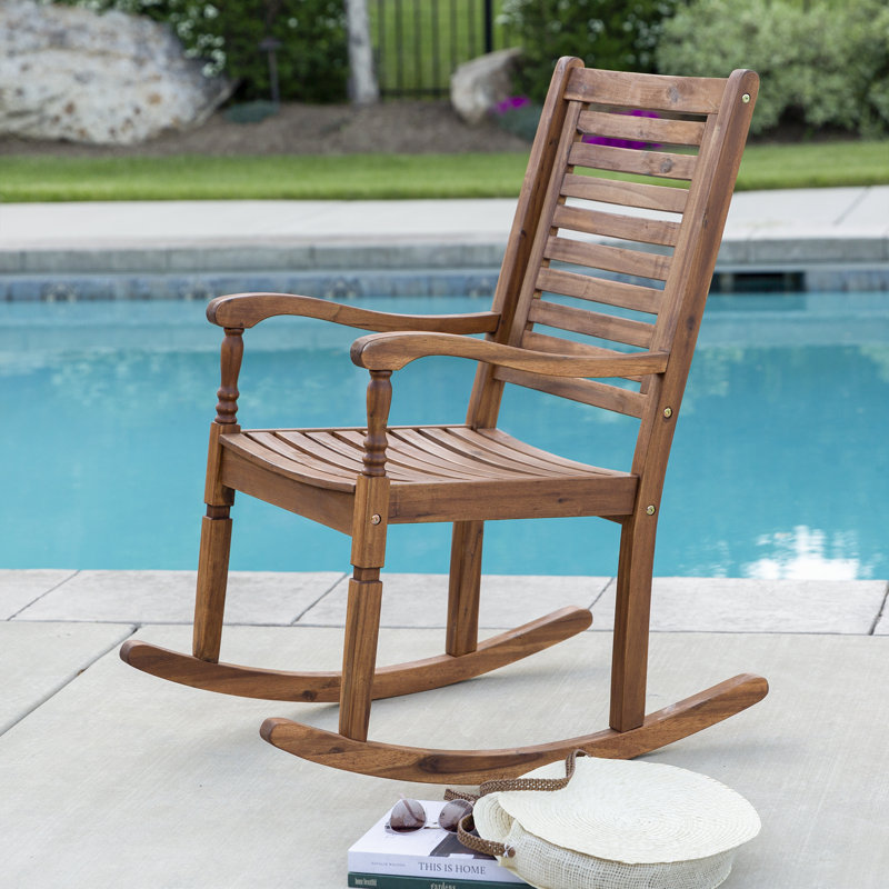 Red Barrel Studio® Raiah Outdoor Rocking Chair & Reviews | Wayfair