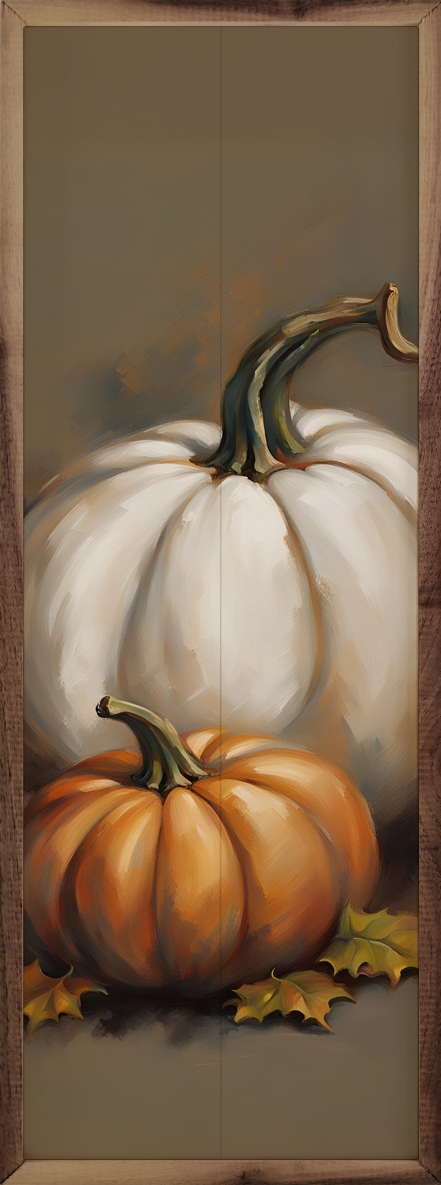 August Grove® Two Pumpkins | Wayfair