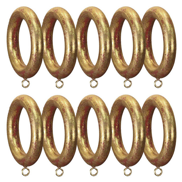 Menagerie Marilyn Curtain Ring Set/7- Includes Rings Only | Wayfair