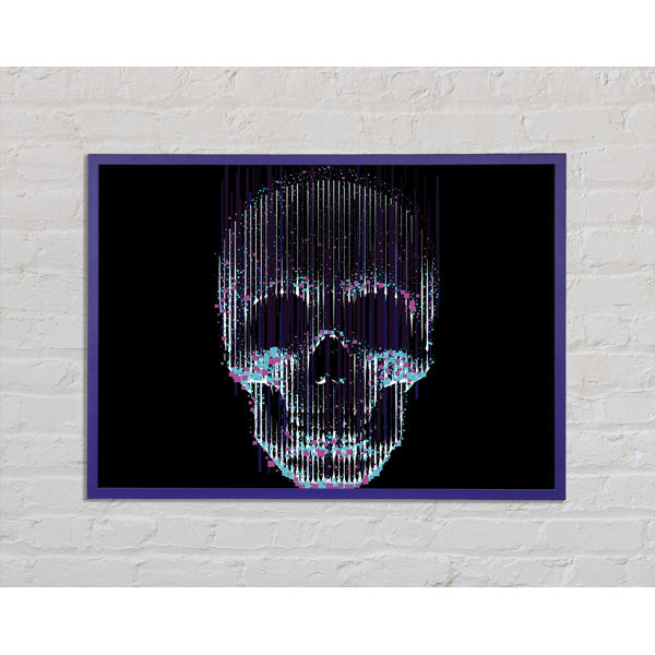 Happy Larry Distorted Skull - Single Picture Frame Art Prints | Wayfair ...