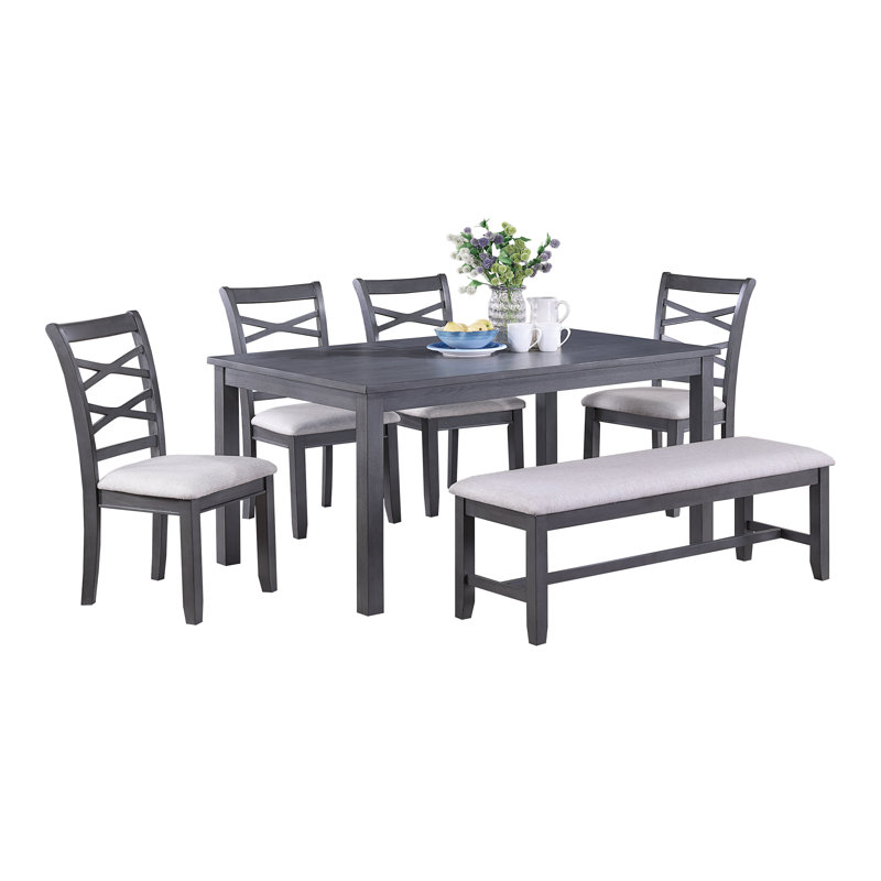 Gracie Oaks Randle 6 Piece Dining Set | Wayfair